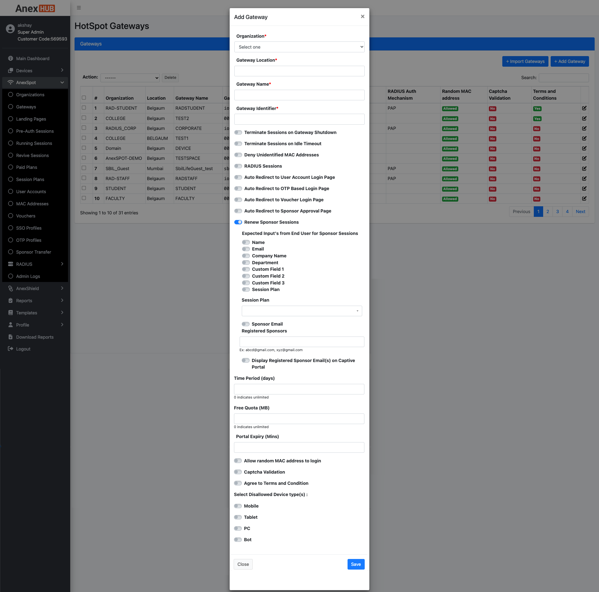 AnexSPOT Cloud | AnexGate Product Knowledge Base