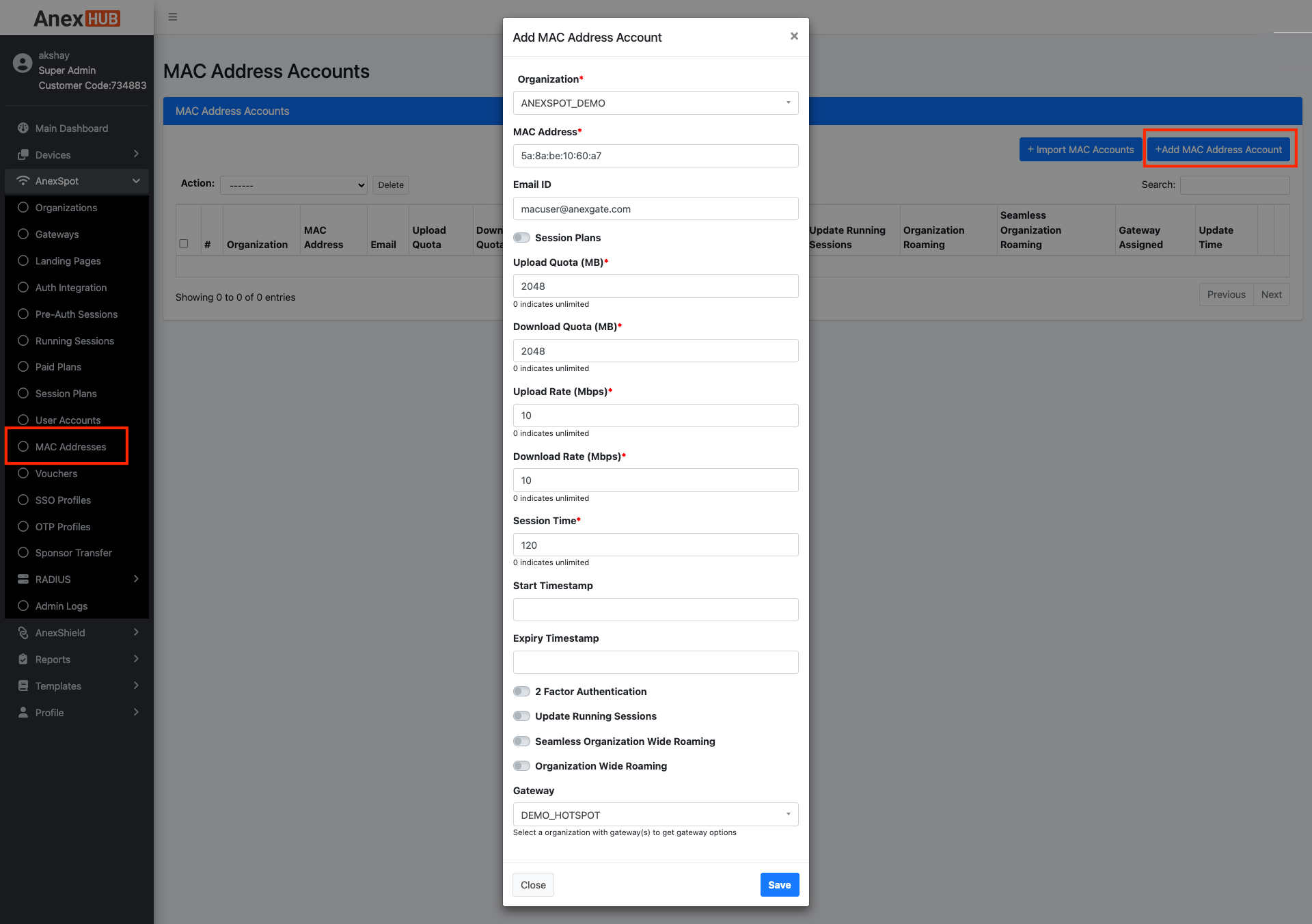 AnexSPOT Cloud | AnexGate Product Knowledge Base