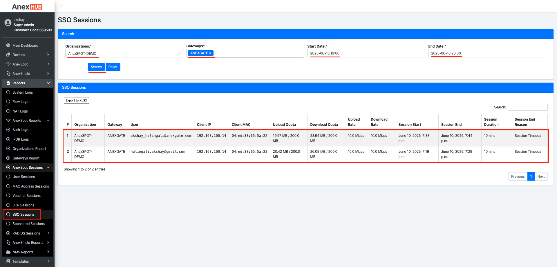 AnexSPOT Cloud | AnexGate Product Knowledge Base